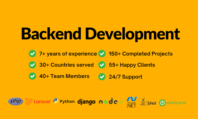 Do A Complete Backend Development By Softwarehub99 Fiverr