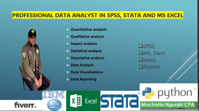 Do Statistical Data Analysis R Coding Spss Stata Excel Python