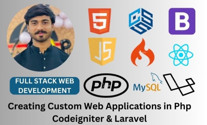 Develop Php Websites Using Codeigniter Laravel Html Css By
