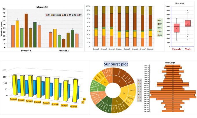 Do Excel Graphs Pivot Table Dashboard And Data Analysis By Rls