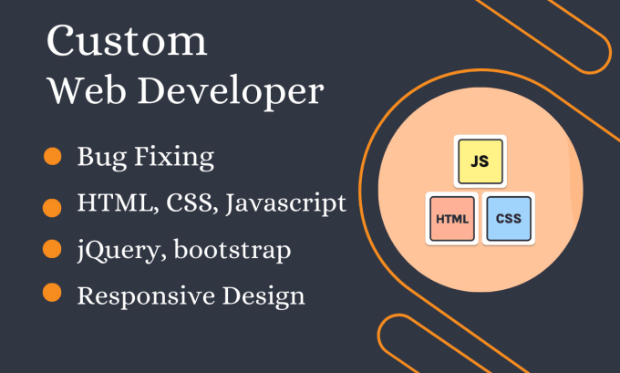 Design And Debug Website Using Html Css Bootstrap Javascript Jquery
