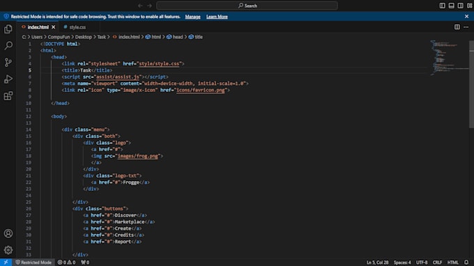 Design Your Web With Pure Html Css By Cheedman Fiverr