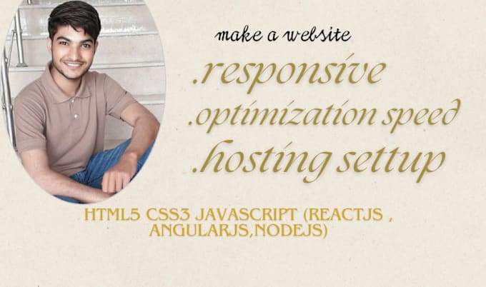 Create Responsive Website Using Html Css And Advance Javascript By