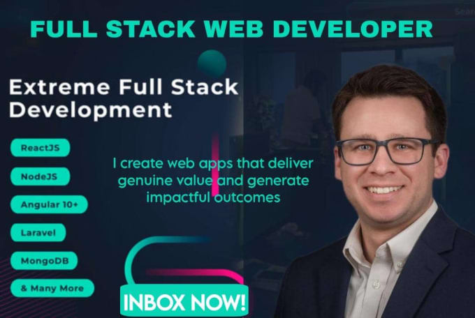Be Your Full Stack Developer For Custom Websites React Js Node Js