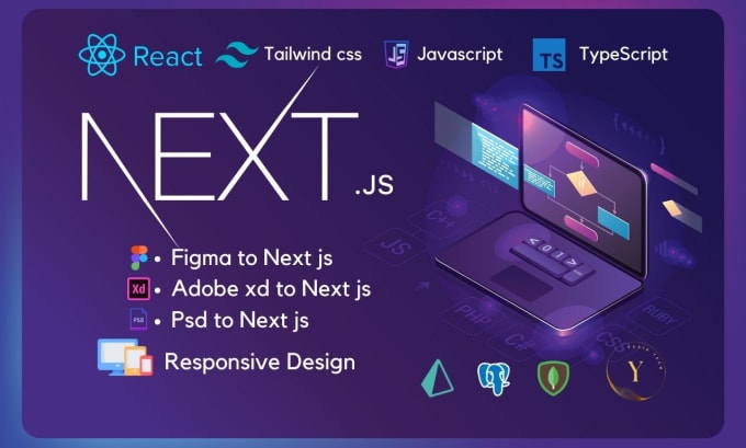 Build React Js Next Js Website With Tailwind Css Web Front End