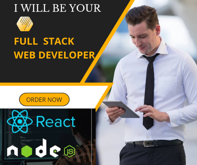 Be Your Full Stack Web Developer Using React Js And Node Js Mern Stack