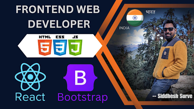 Create Responsive Websites In Html Css Javascript React And Bootstrap