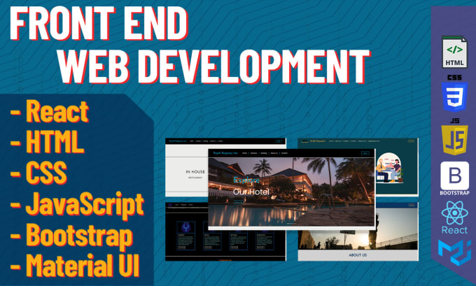 Be Your Frontend Web Developer Using React Html Css Javascript By