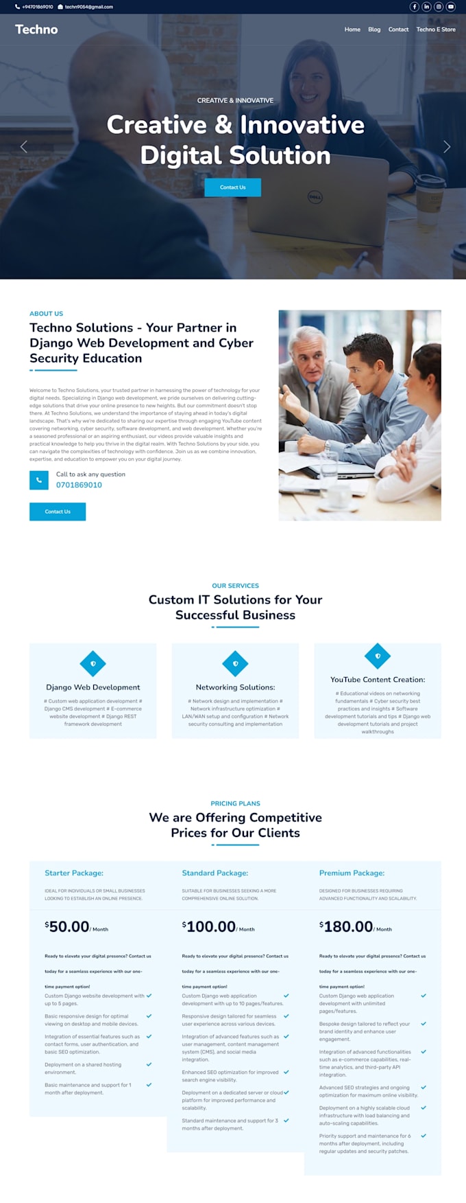 Create Django Ecommerce Platform By Techno266 Fiverr