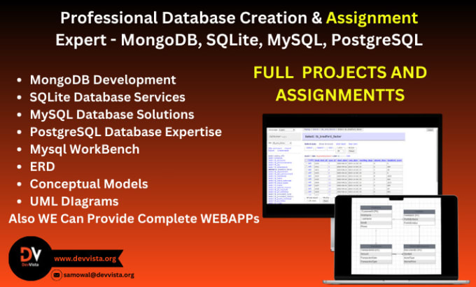 Do Design Database Mysql Sql Queries Erd Python And Java Projects