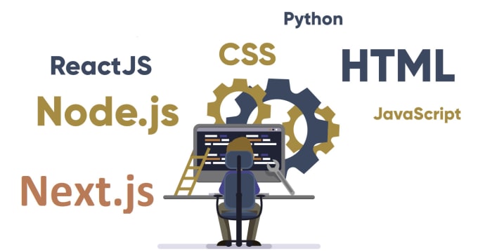 Create A Website With Html Css Javascript Reactjs Nodejs And Nextjs By