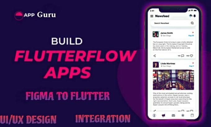 Build Unique Flutterflow Figma Ui Ux And Web App Developer Flutterflow