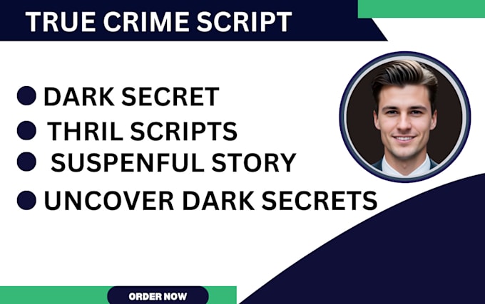 True Crime Script Writing True Crime Script Podcast Script Youtube