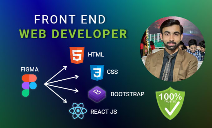 Be Your Reactjs Html Css Bootstrap Front End Web Developer By