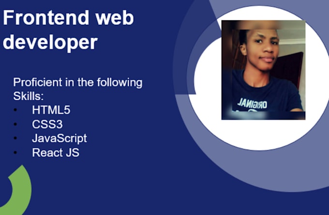 Do A Fronted Website For You Using Html Css And React By Sibusiso97