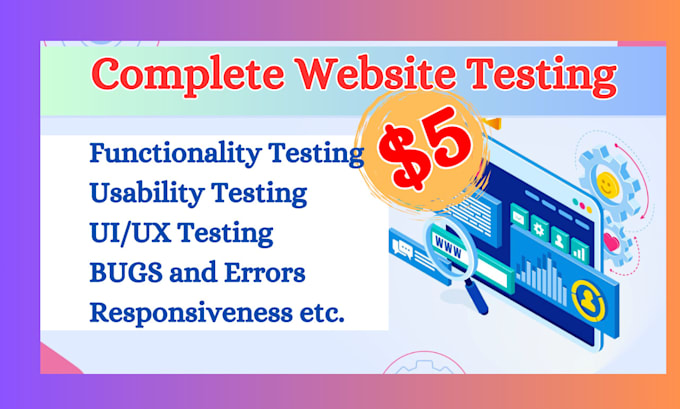 Test Your Website For Usability Ui Ux And Functionality By Qa Ata Fiverr
