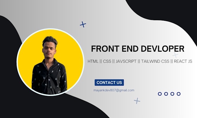 Do Your Full Stack Web Devloper Using Html Css Javascript By