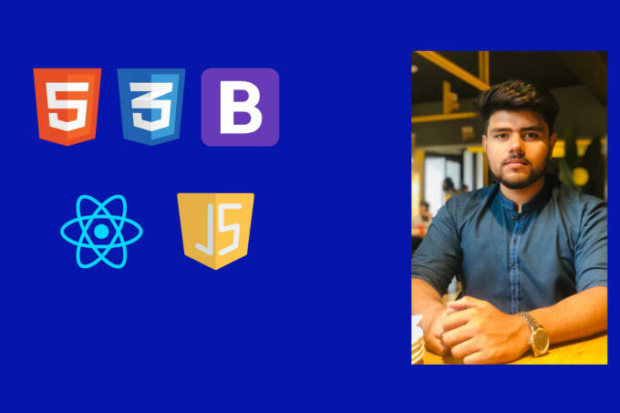 Do Ui Responsive React Js Frontend Website And Web Pages Using Html Css