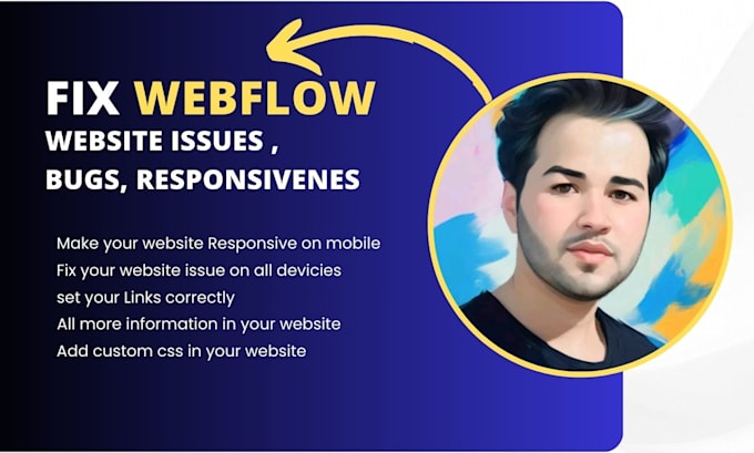 Find And Fix Webflow Website Issues Bugs Responsiveness Error