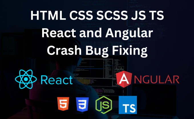 Fix Html Css Javascript And React Js Issues And Bugs By