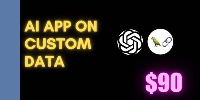 Train Openai Langchain Using Custom Data With Web App By Snehendu Fiverr