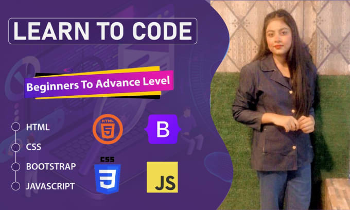 Teach Html Css Bootstrap And Javascript Basic To Advance Level By