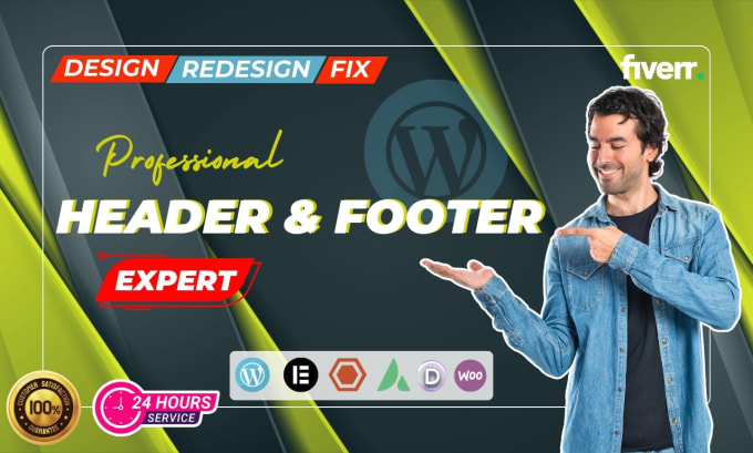 Design And Fix Wordpress Website Header Footer Mega Menu Css Issue