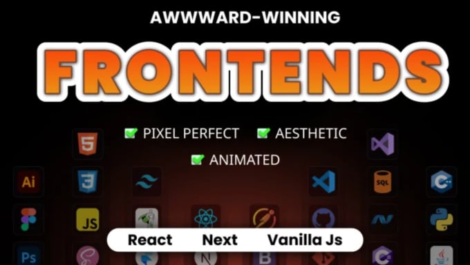 Develop Website Using Html Css Javascript React Js Next Js Gsap By