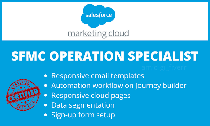 Do Configuration Implementation And Dev In Marketing Cloud Instance By