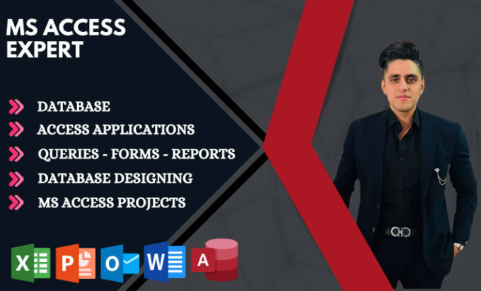 Create Design Ms Access Database Projects Applications By Bleehhere