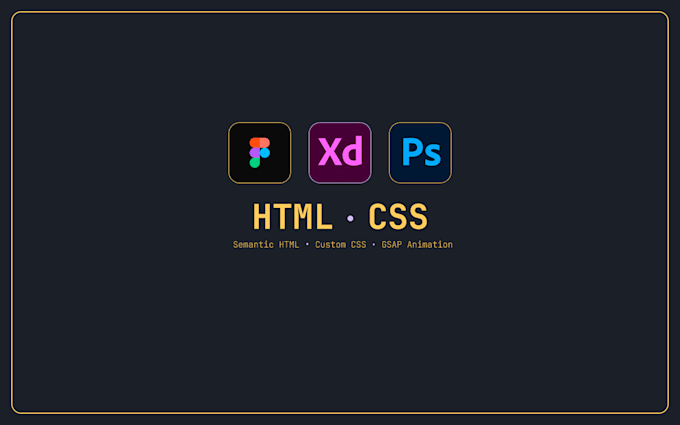 Convert Figma Xd Or Psd Designs Into Responsive Html And Css Webpages