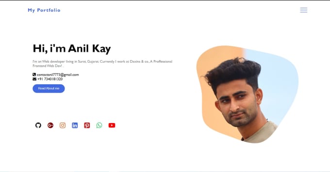 Create And Design A Responsive Website Using Html Css And Javascript By