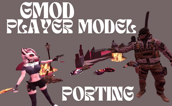 Create And Port Your Gmod Garrys Mod Playermodel Sfm Mmd Gmod