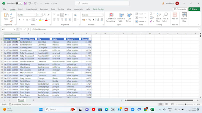 Clean Excel Spreadsheet Excel Data Cleaning Data Cleanup By Dipakrai7