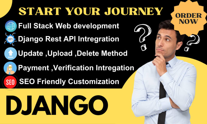 Be Your Professional Dynamic Django Python Full Stack Developer With