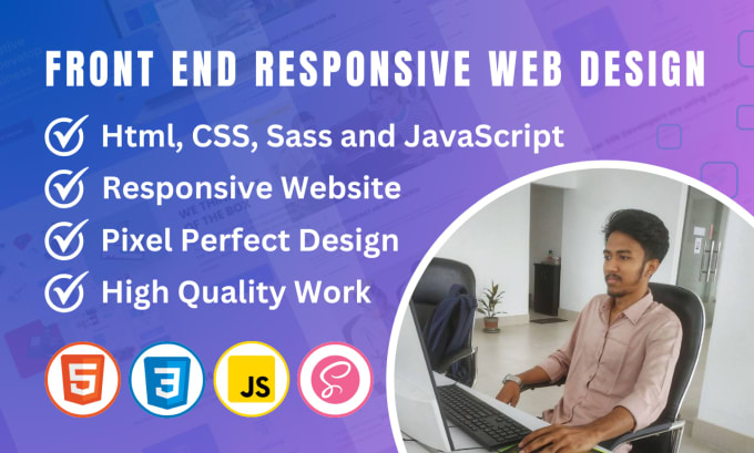 Be Your Front End Web Developer Using Html Css Sass Javascript