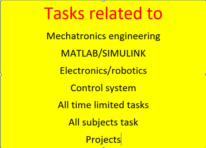 Do Mechatronics Engineering Projects Matlab Simulink And Matlab