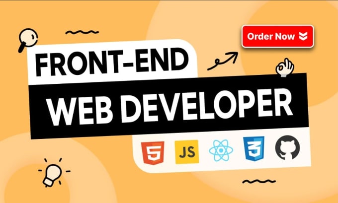 Design And Develop Front End Website Html Css Javascript React Js