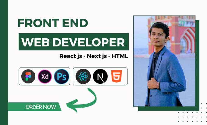 Be Your Frontend Web Developer Using Html Css Bootstrap React Js And