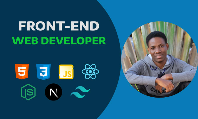 Be Your Front End Web Developer Using React Js Html Css Tailwind