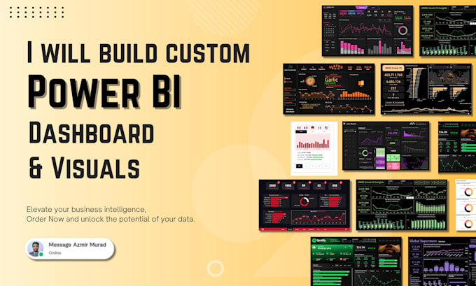 Build Custom Power Bi Dashboard And Visuals By Azmirmurad Fiverr