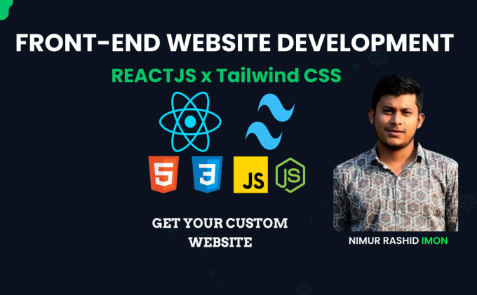 Be Your Front End Web Developer Using Html Css Javascript React