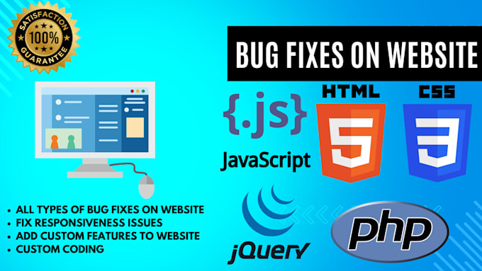 Any Bug Fixes In Html Css Js Php Jquery By Shopifyadept Fiverr