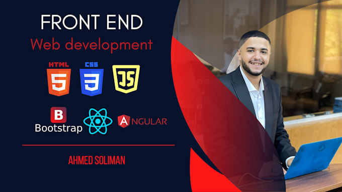 Do Frontend Web Development In Html Css Javascript Bootstrap By