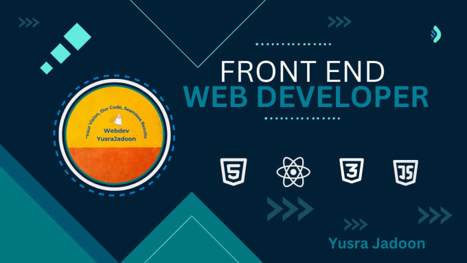 Your Professional Reactjs Html Css Bootstrap Front End Web Developer By