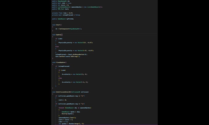 Create You A Custom Unity Script By Jimmygraham185 Fiverr