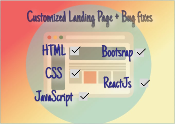 Create Responsive Website Using Html Css Js Bootstrap Reactjs And Bug