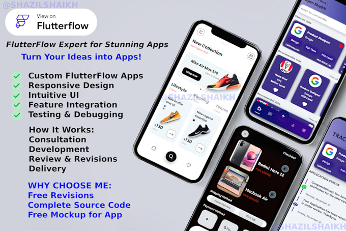 Build Functional Flutterflow Apps With Pixel Perfect Ui Ux Design By