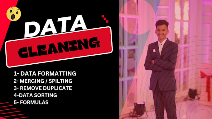 Clean Data Formatting Delete Duplicate Data By Sarvesh2004 Fiverr