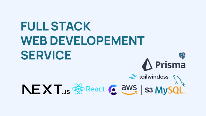 Do Full Stack Web Development With Next Js Tailwind Css React Clerk